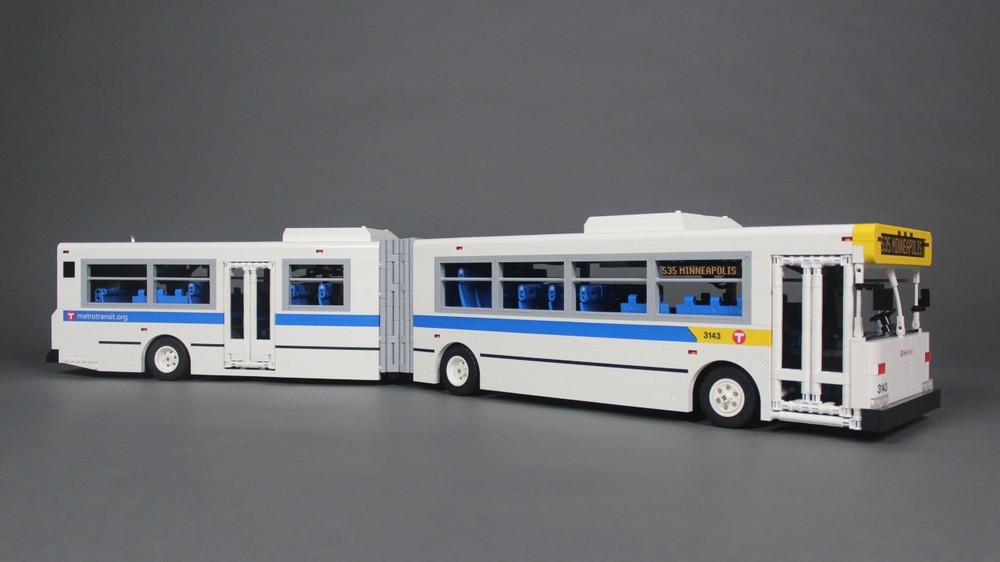LEGO MOC 2003 New Flyer D60HF Metro Transit Bus by JLiu15 | Rebrickable ...