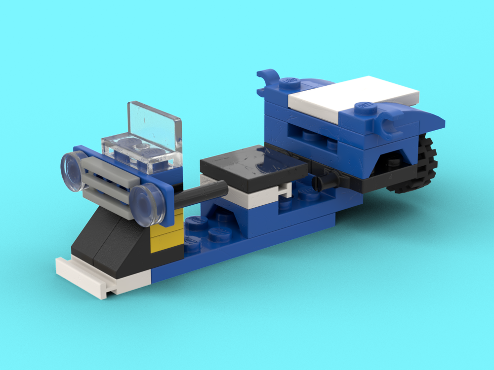 Lego Moc Hovercraft 30475 By Brixperiment Rebrickable Build With Lego