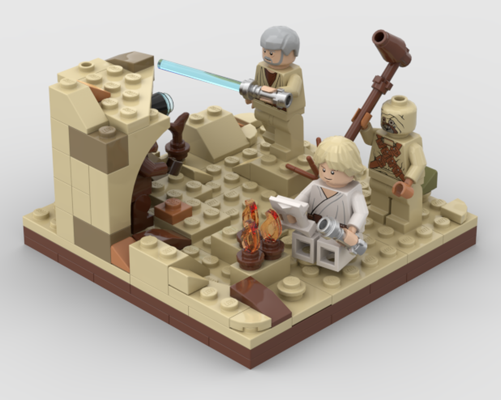 LEGO MOC LEGO Mini Diorama : The Desert Attack by Binou30 | Rebrickable ...