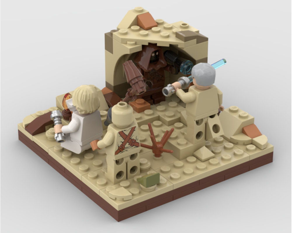 LEGO MOC LEGO Mini Diorama : The Desert Attack by Binou30 | Rebrickable ...