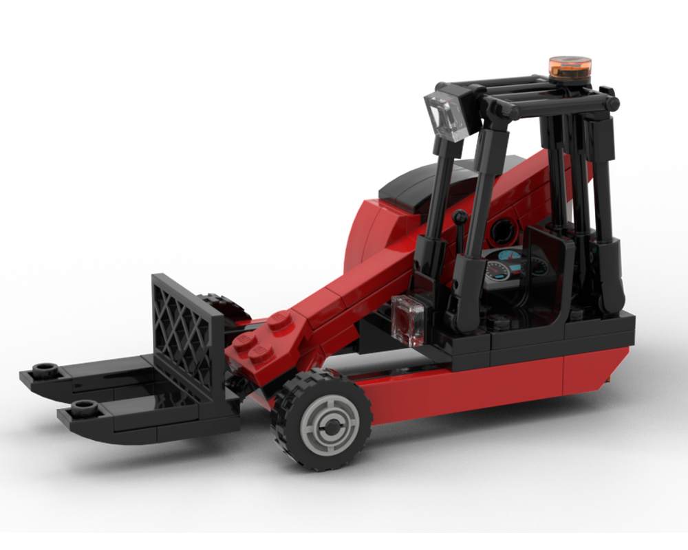 LEGO MOC Truck-Mounted Forklift by ELEVEN STUDIO | Rebrickable - Build ...