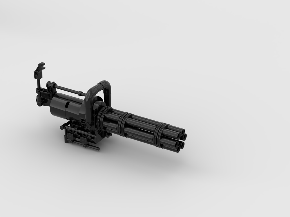 LEGO MOC Gatling machine gun by LingKong | Rebrickable - Build with LEGO