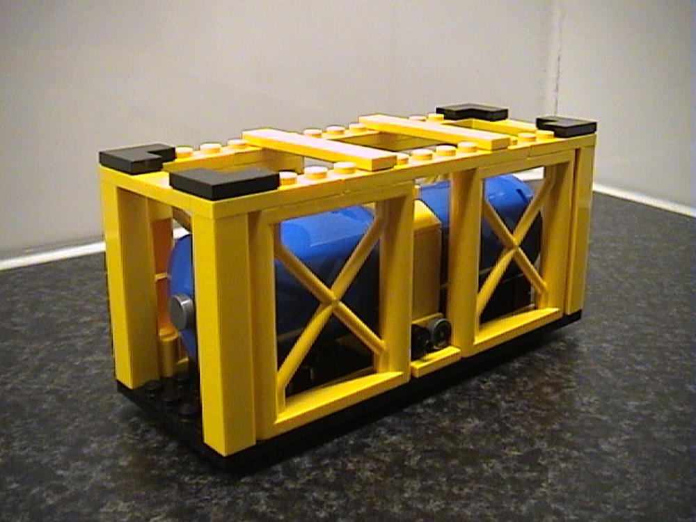 LEGO MOC 20ft Tank Container by Lucky-Ramses | Rebrickable - Build with ...