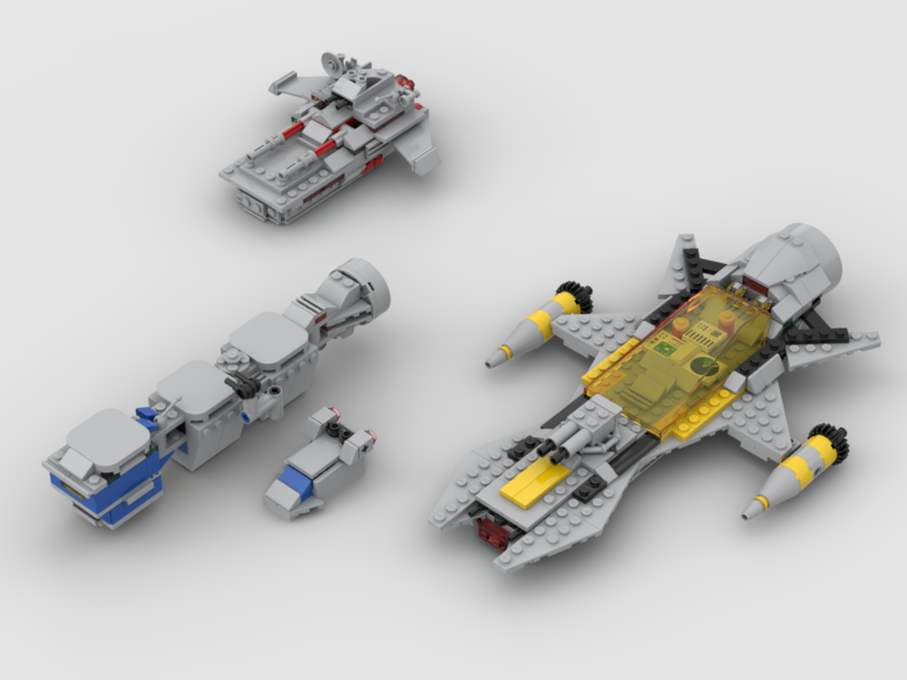 LEGO MOC Three faction ships by diddesen | Rebrickable - Build with LEGO