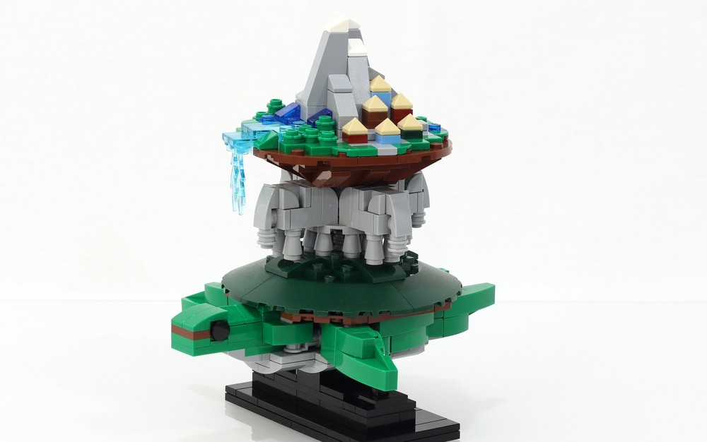 LEGO MOC-24522 World Turtle by JKBrickworks | Rebrickable - Build with LEGO