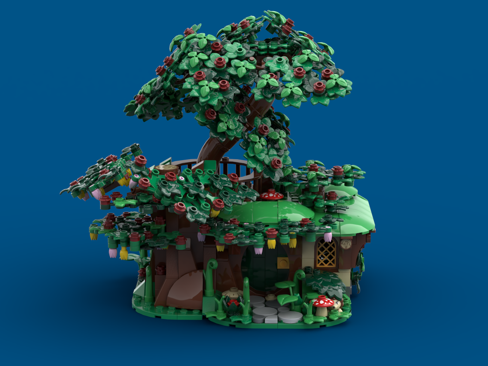 LEGO MOC-245230 Enchanted forest tiny house by G3ppO | Rebrickable ...