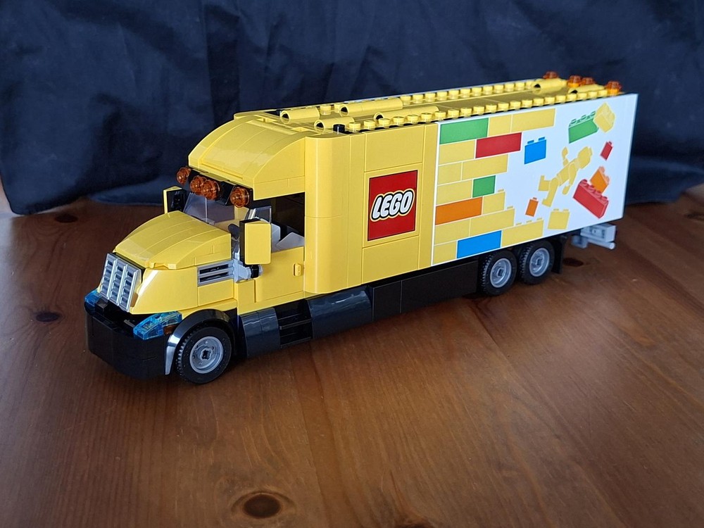 LEGO MOC 60440 - US Box Truck by Sato Bricks | Rebrickable - Build with ...
