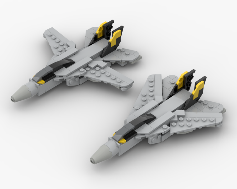 LEGO MOC-245272 Mini F-14 Tomcat by yash_khaitan | Rebrickable - Build ...