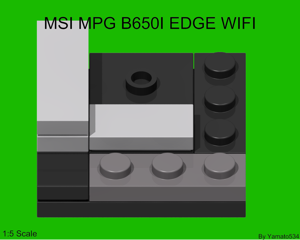 LEGO MOC-245283 1:5 Scale MSI AM5 600 Series Motherboards by yamato534 ...