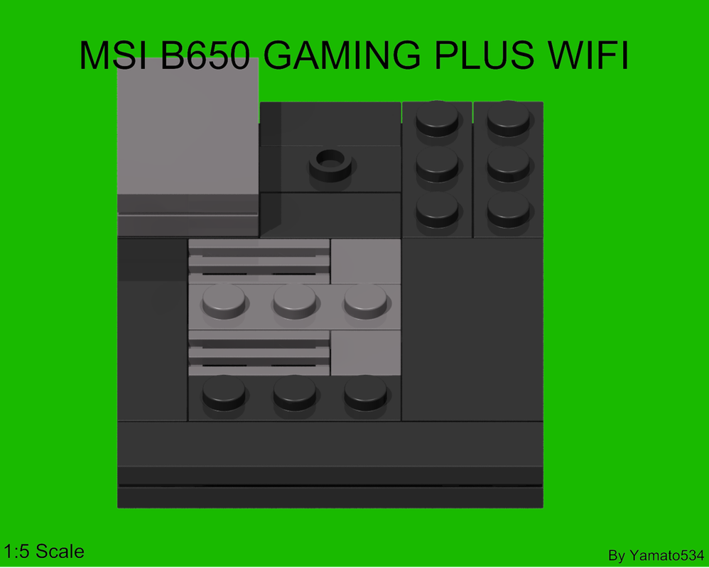 LEGO MOC-245283 1:5 Scale MSI AM5 600 Series Motherboards by yamato534 ...