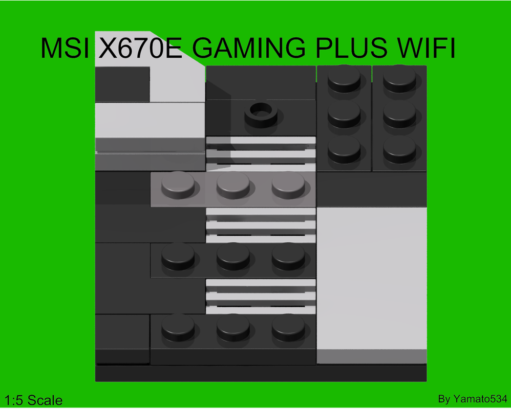 LEGO MOC-245283 1:5 Scale MSI AM5 600 Series Motherboards by yamato534 ...