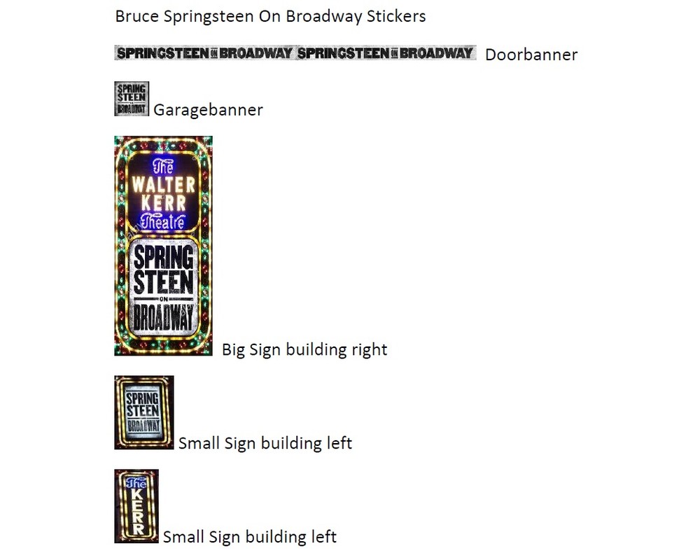 LEGO MOC Walter Kerr Theatre, NY, USA (Bruce Springsteen On Broadway ...