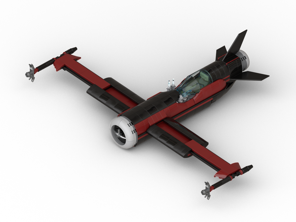 LEGO MOC F-37 Attack Starfighter by PeaBricky | Rebrickable - Build ...