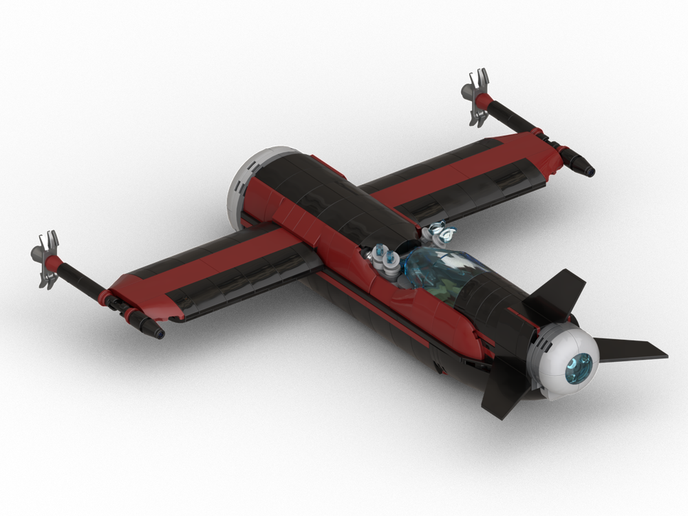 LEGO MOC F-37 Attack Starfighter by PeaBricky | Rebrickable - Build ...