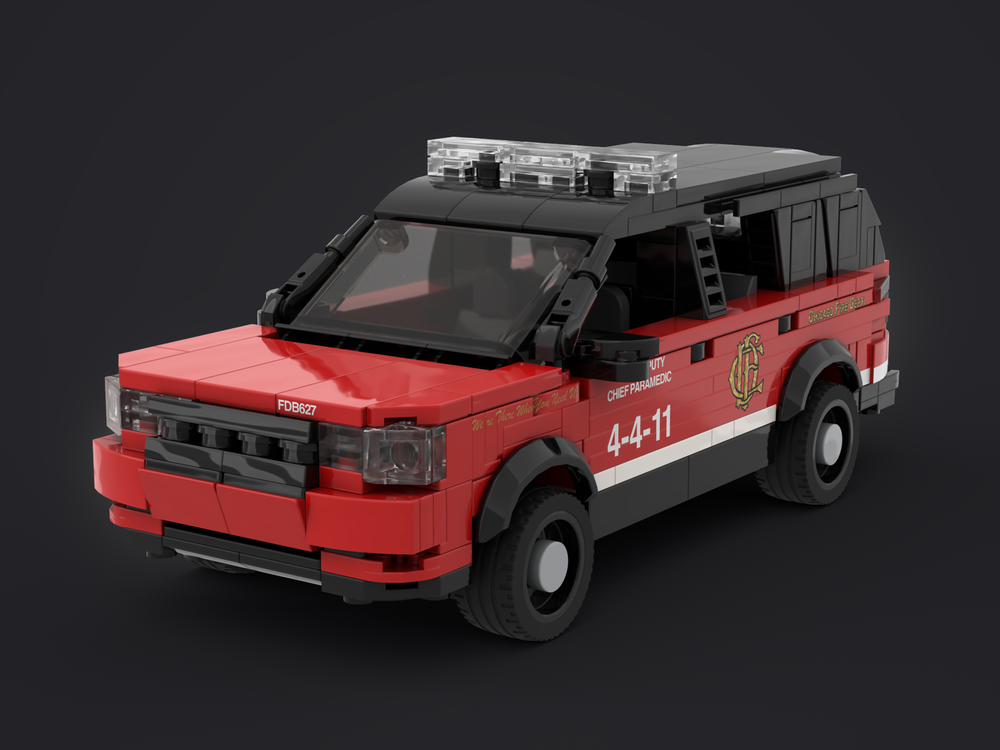 LEGO MOC-245359 2016 Ford Explorer Chicago Fire Dept. by Gamma Bricks ...