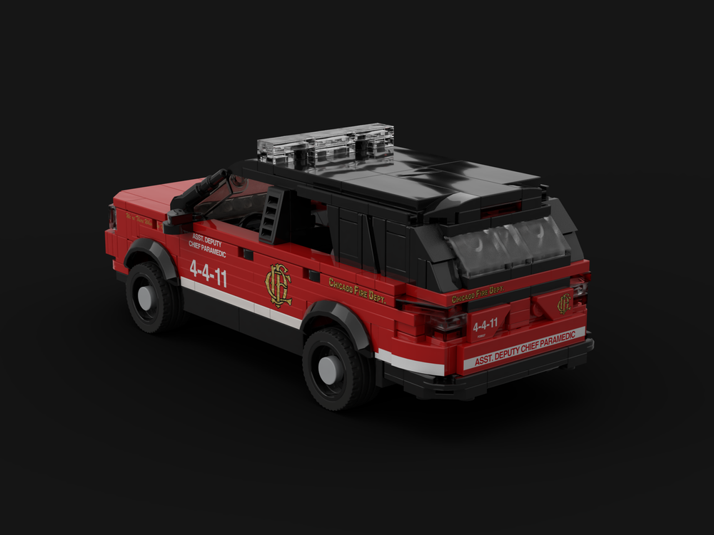 LEGO MOC-245359 2016 Ford Explorer Chicago Fire Dept. by Gamma Bricks ...