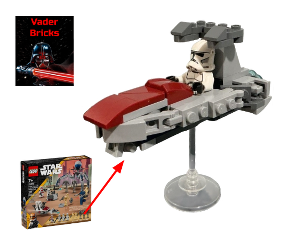 LEGO MOC-245372 Venator Microfighter (75372 Alt) by Vader Bricks ...