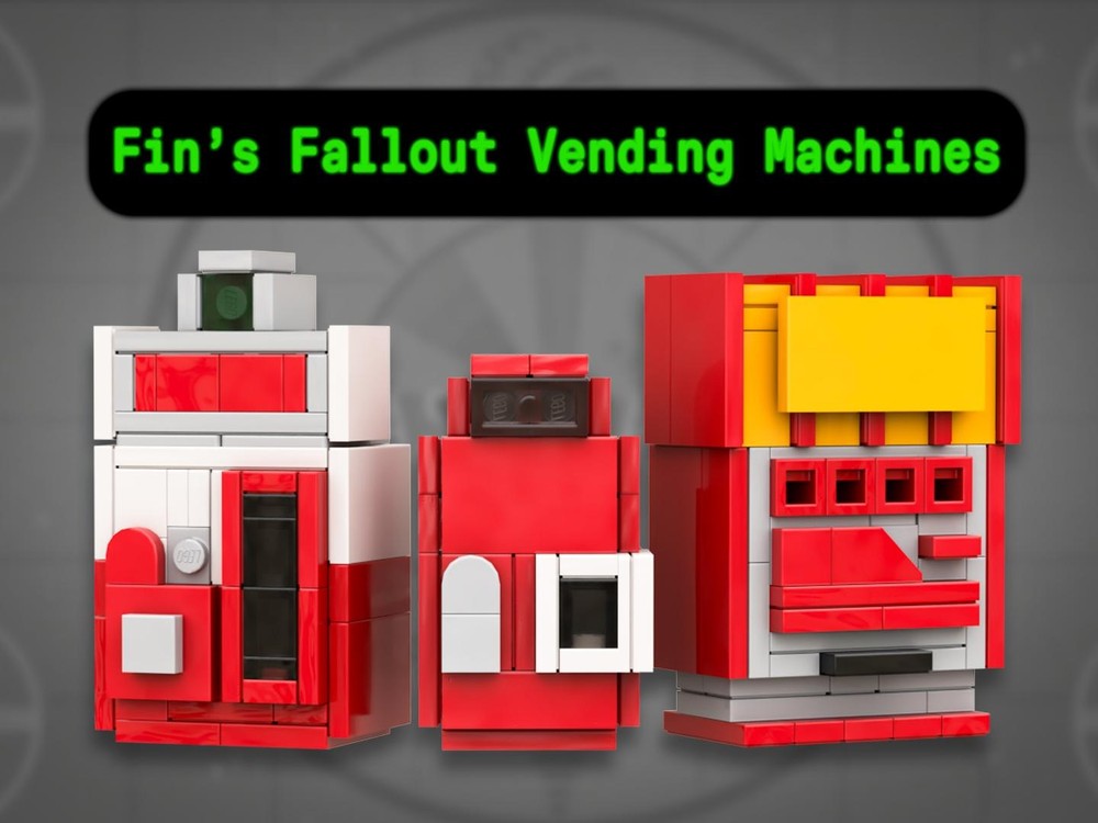 LEGO MOC Fin's Fallout Vending Machines by FinCantBuild | Rebrickable ...