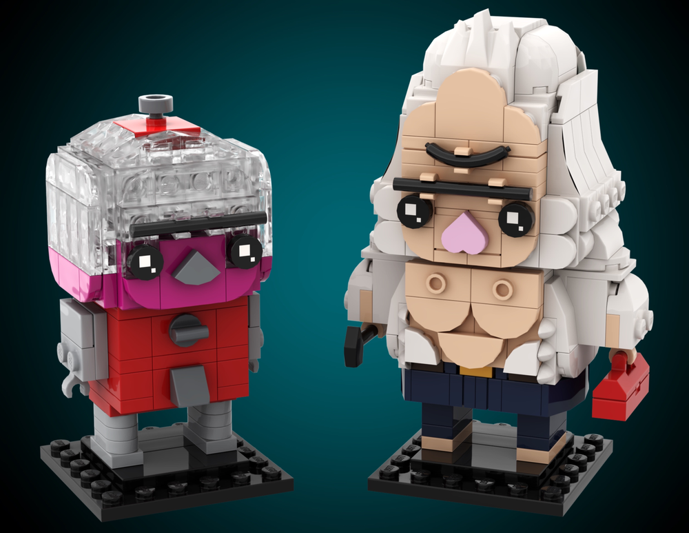 LEGO MOC-245394 Benson and Skips Brickheadz (Regular Show) by Ploopis ...