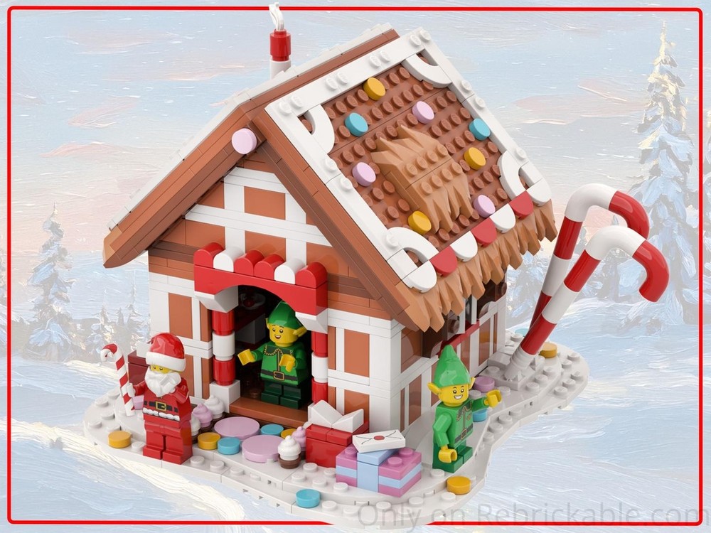 LEGO MOC-245446 Medieval Gingerbread House by Mikey_Brickalloti ...