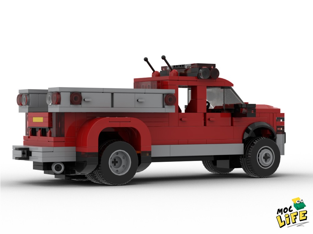 LEGO MOC Chevrolet Silverado 3500 quad cab dually first responder by ...