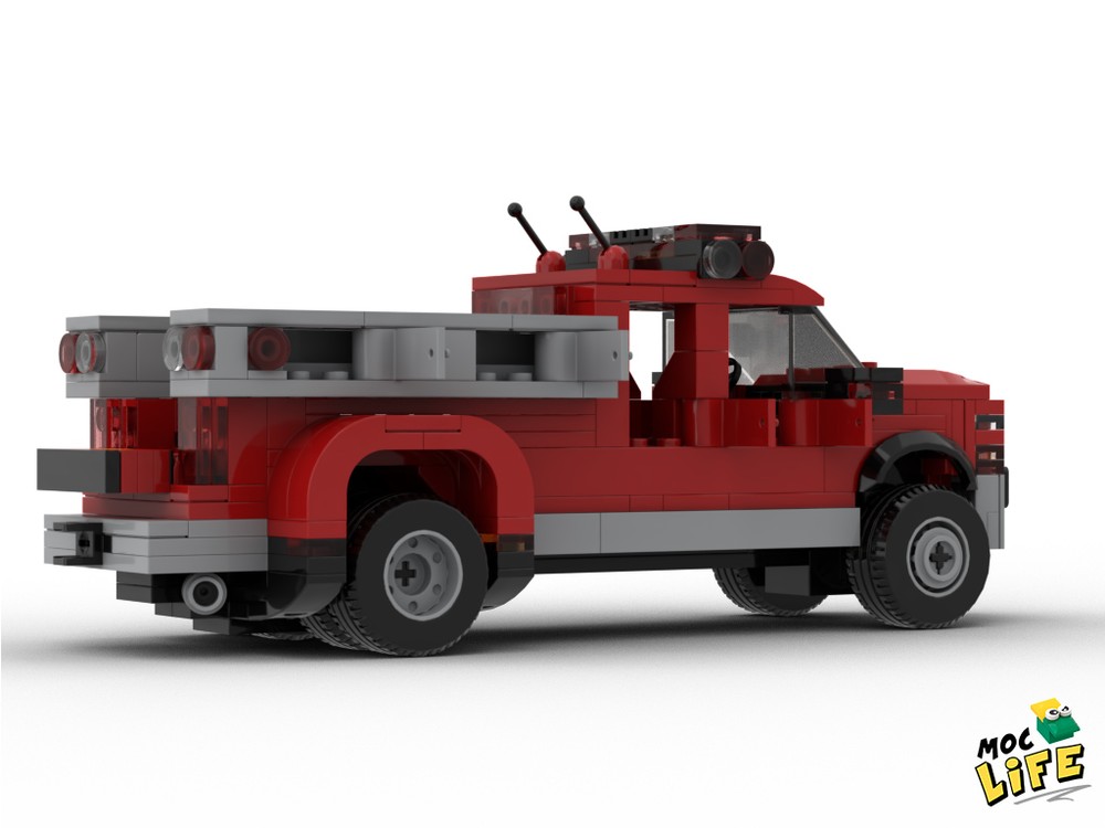 LEGO MOC Chevrolet Silverado 3500 quad cab dually first responder by ...