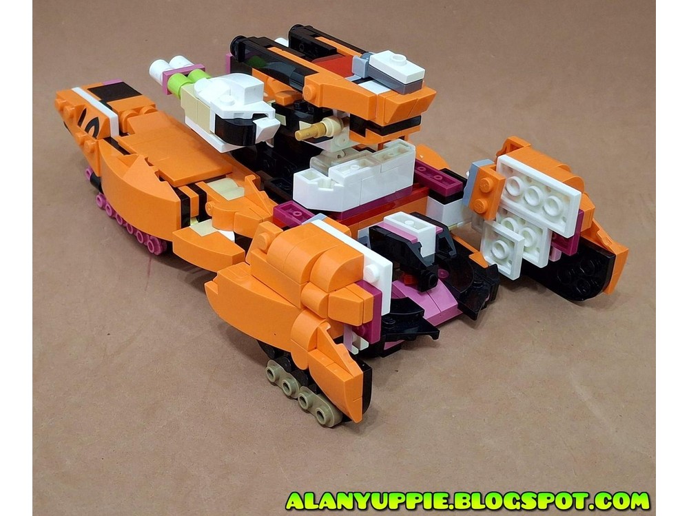 LEGO MOC-245488 Transformer Futuristic Tank using LEGO Creator 31129 ...