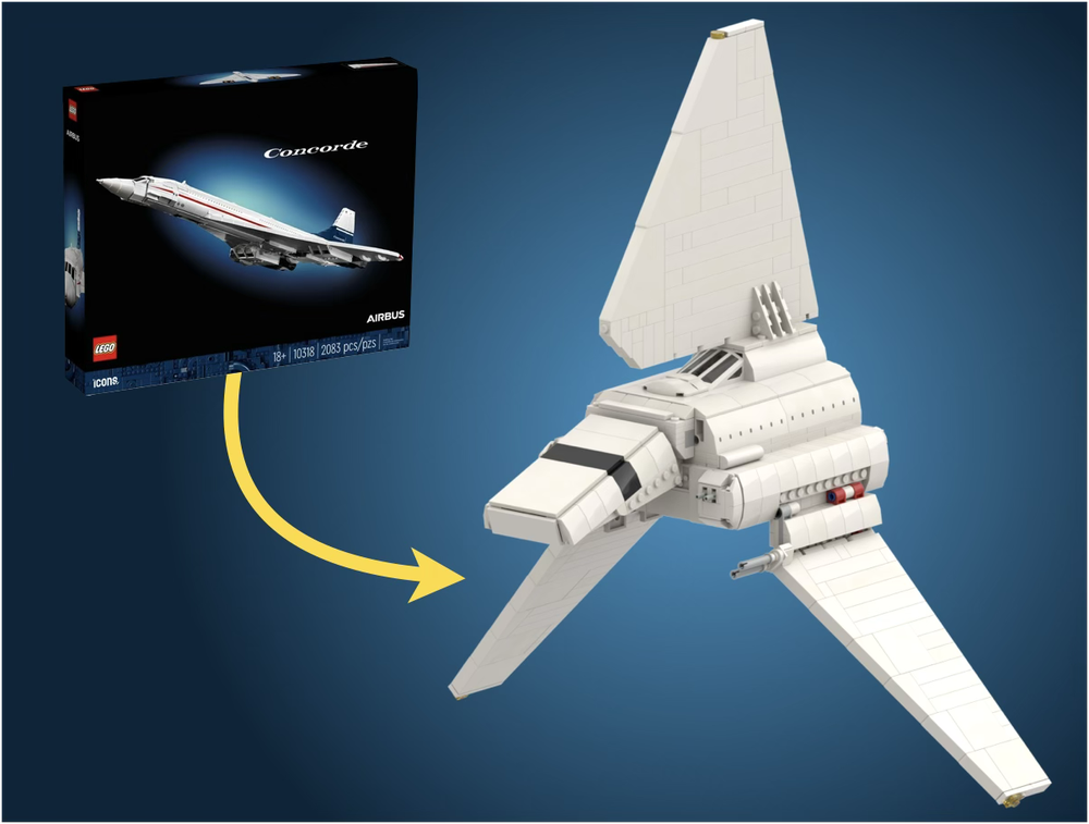 LEGO MOC-245511 Lambda-class T-4a shuttle by zeegiraf | Rebrickable ...
