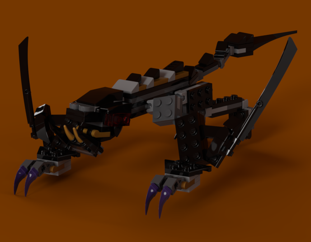 LEGO MOC Black Wyvern by OliveBrick8349 | Rebrickable - Build with LEGO
