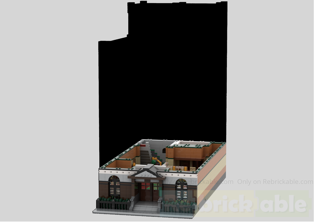LEGO MOC-245531 Iwatodai Dorm Modular Part 1 (Ground floor) - Persona 3 ...