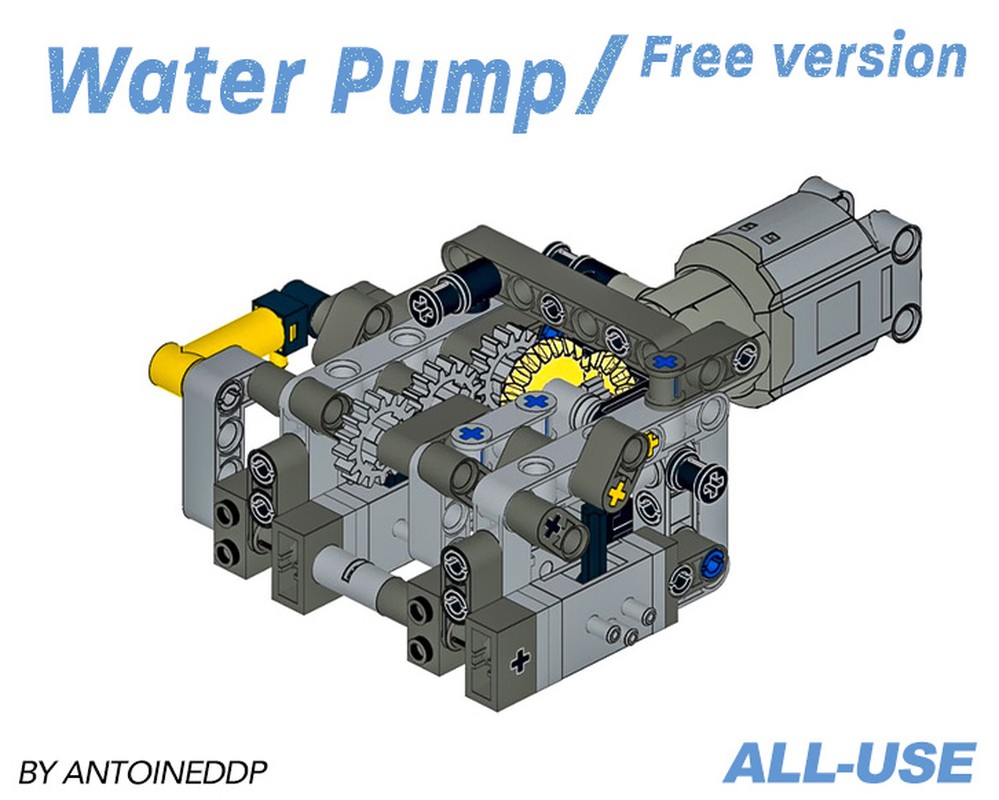 LEGO MOC Lego Technic Water Pump by Antoineddp | Rebrickable - Build ...