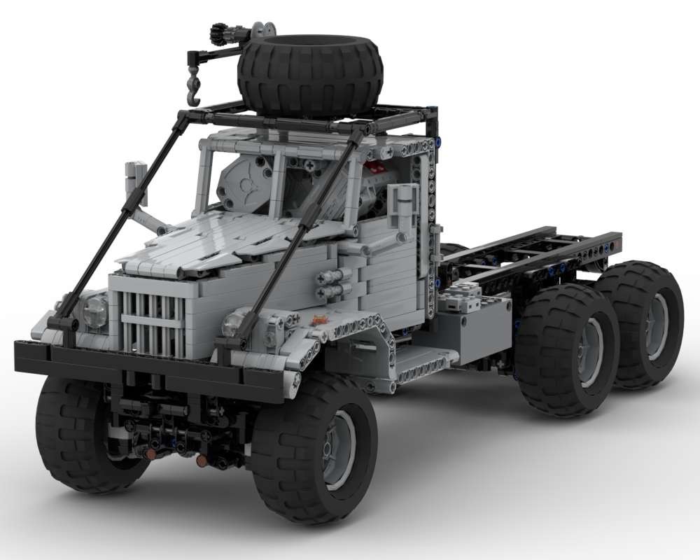 LEGO MOC-245558 KrAZ-255 [Improved version] by Stinkwell Exhaust ...