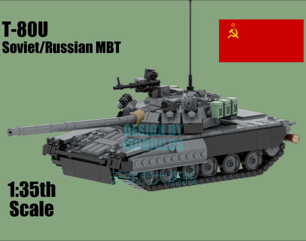 LEGO MOC-245585 T-80U by Isubuilds | Rebrickable - Build with LEGO