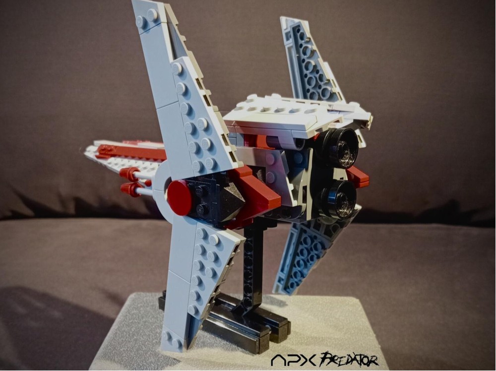 LEGO MOC-245600 Alpha-3 Nimbus-class V-wing starfighter by APX Predator ...