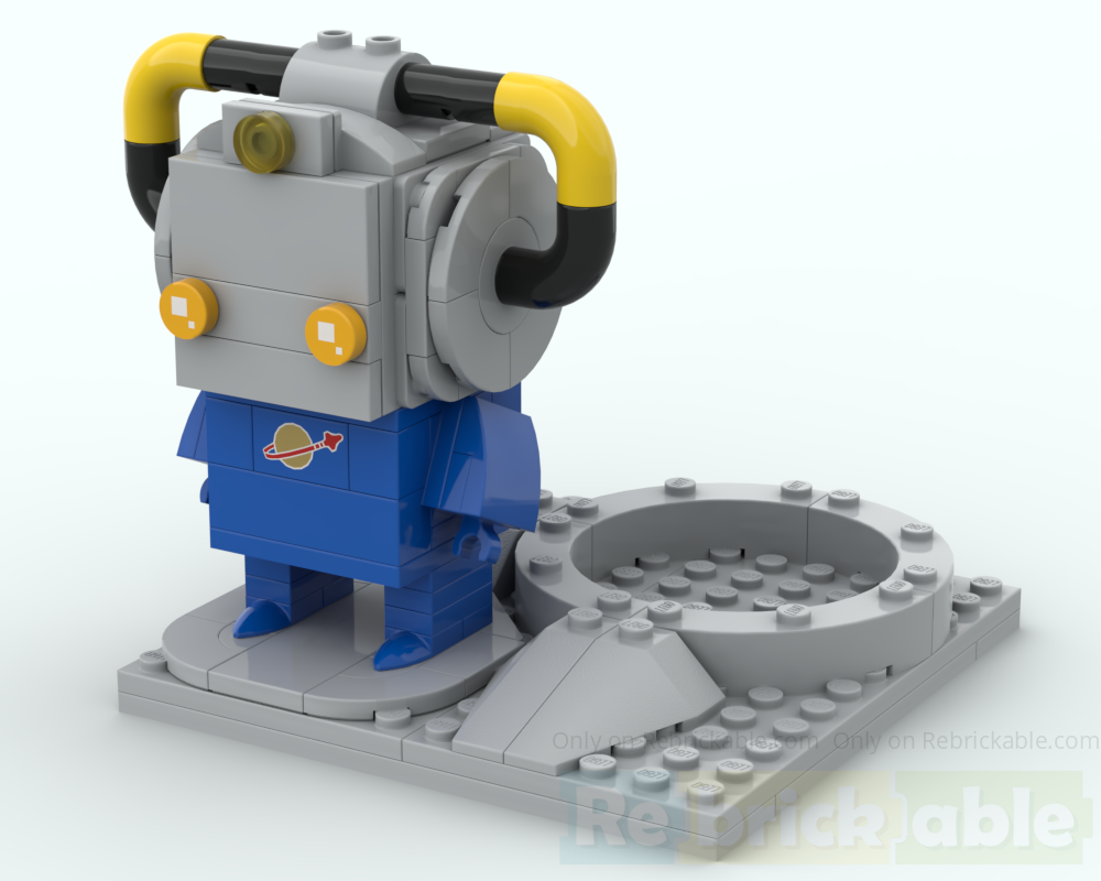 LEGO MOC CS Cyberman by Andreas_Eldh | Rebrickable - Build with LEGO