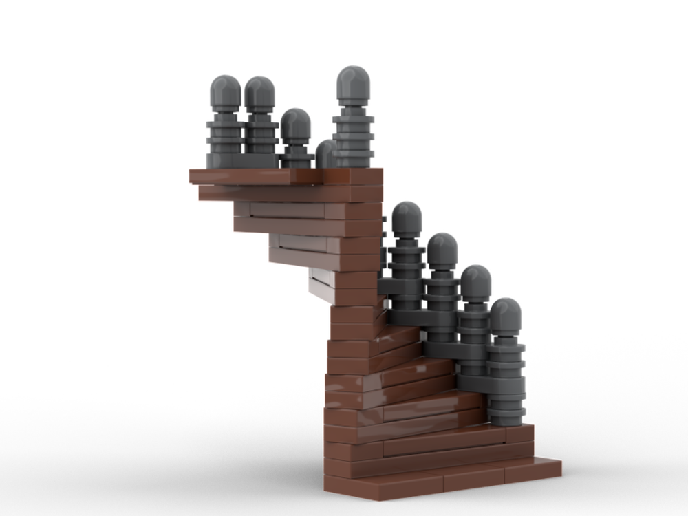 LEGO MOC Spiral stairs by Viernes | Rebrickable - Build with LEGO