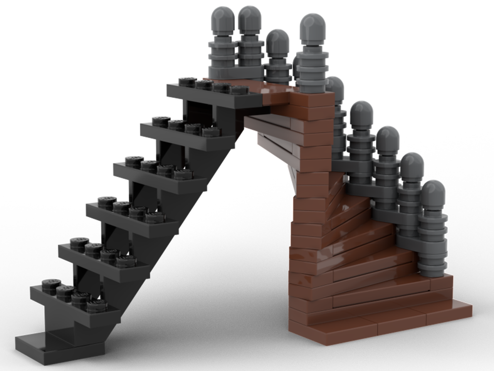 LEGO MOC Spiral stairs by Viernes | Rebrickable - Build with LEGO
