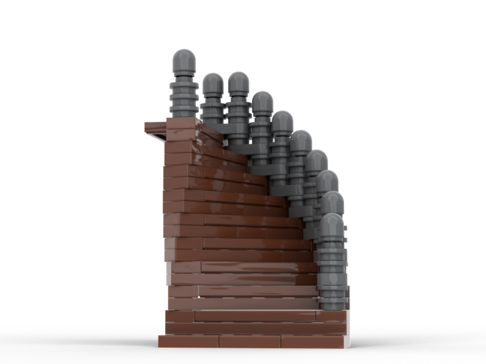 LEGO MOC Spiral stairs by Viernes | Rebrickable - Build with LEGO