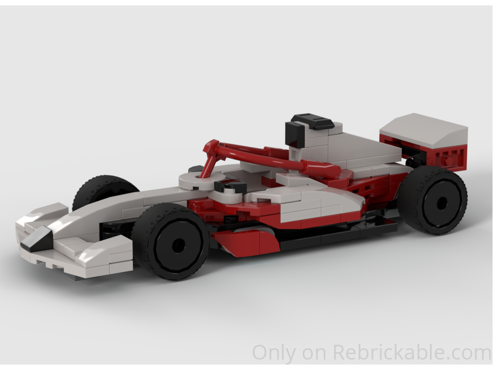 LEGO MOC-245634 F1 promotion Race Car, Pit wall & Pit-Stop accessories ...