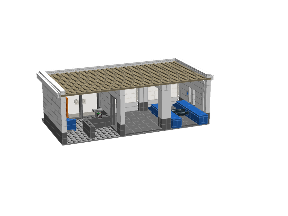 LEGO MOC Auto Repair Shop by The MOCMaker | Rebrickable - Build with LEGO