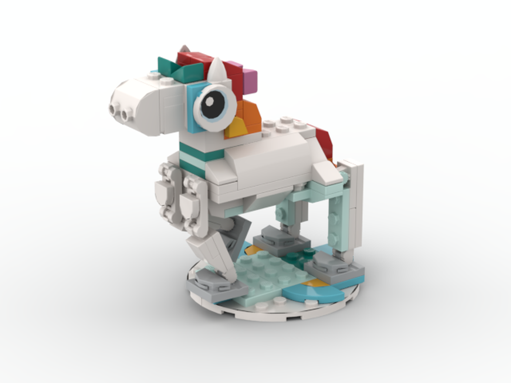 LEGO MOC 31140 Magical horse by Sniffer_The_Builder | Rebrickable ...