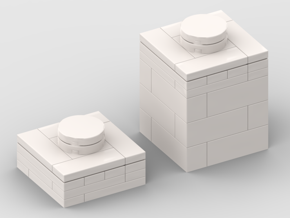 LEGO MOC Brick and tile in large size by KAMILlego | Rebrickable ...