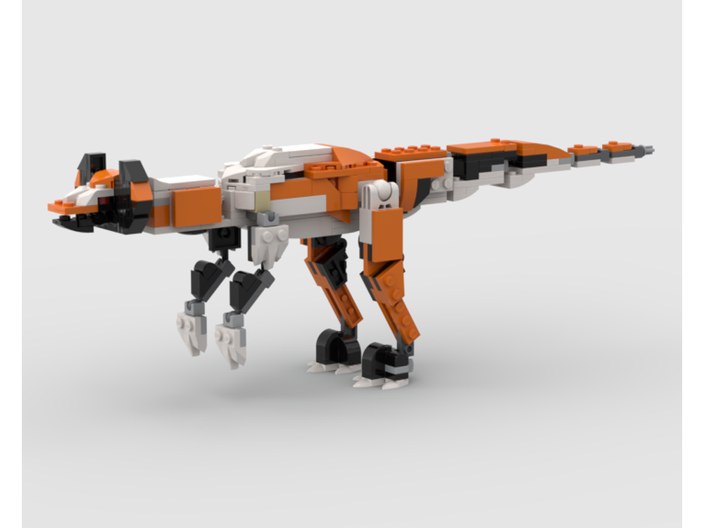 LEGO MOC 31129 Frilled Sahara Drake 1:32 by SuperHeroBrick ...
