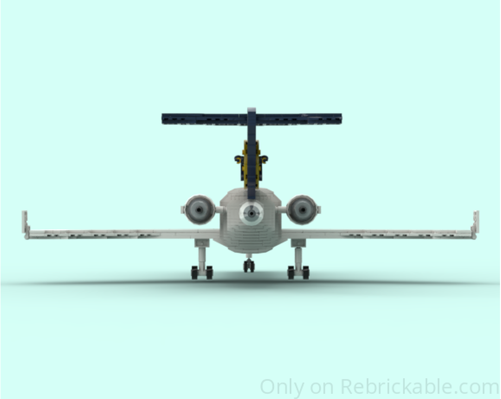LEGO MOC-245733 CRJ-700 - Lufthansa by JojoTheBuilder | Rebrickable ...