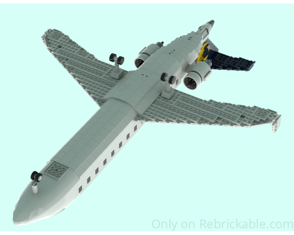 LEGO MOC-245733 CRJ-700 - Lufthansa by JojoTheBuilder | Rebrickable ...