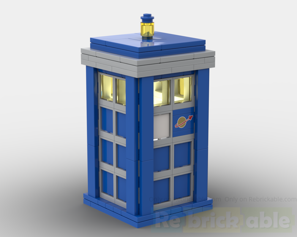 LEGO MOC-245775 CS Tardis by Andreas_Eldh | Rebrickable - Build with LEGO