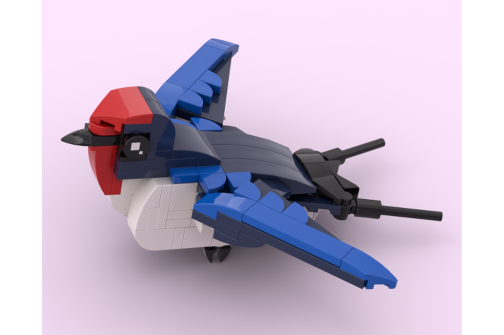 LEGO MOC Barn swallow (Hirundo rustica Linnaeus, 1758) by DiegoFontana ...