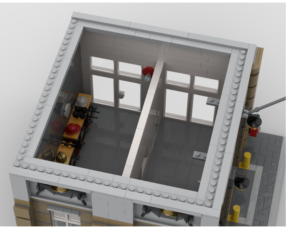LEGO MOC Station Office - Modular Fire Station by reggieranger ...