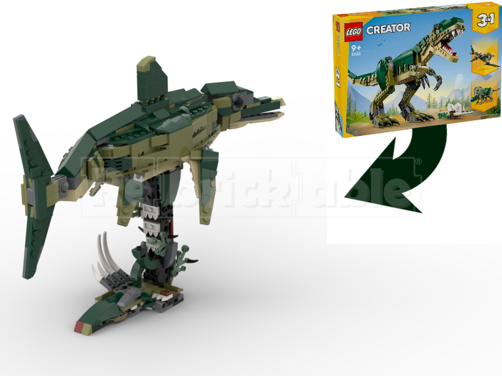 LEGO MOC 31151-Ichthyosaurus by Magical Bricks | Rebrickable - Build ...