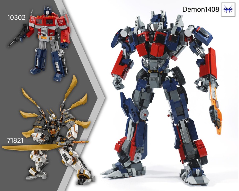 LEGO MOC LEGO Optimus Prime (Alternate Build 10302 + 71821) by ...
